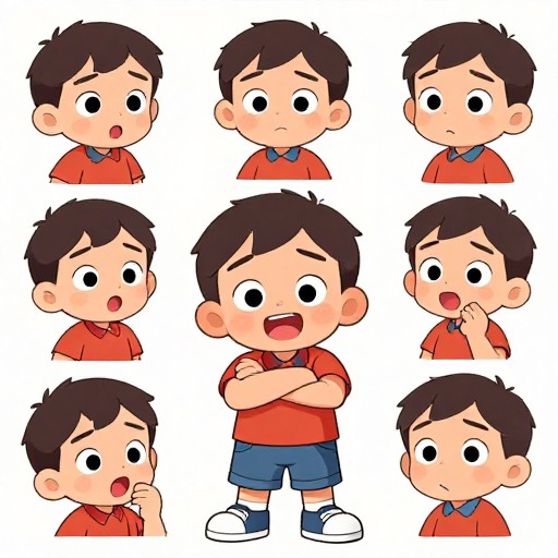 Best Cartoon Character Expression Sheet Generator | Vondy