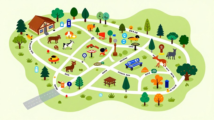 Best Zoo Map Illustration Generator | Vondy