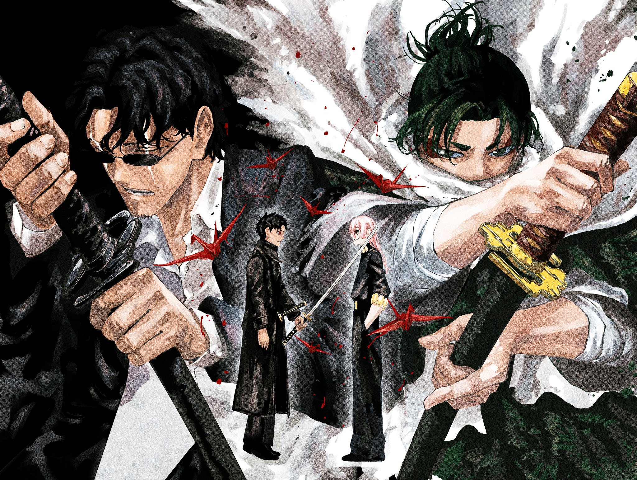 Gakuro Yajima (Nue's Exorcist) runs a Enchanted Blade Gauntlet ...